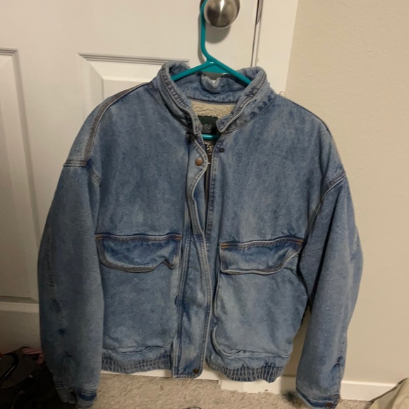 Jackets & Coats | Denim Jacket With Sherpa Inside Super Comfy And Warm ...